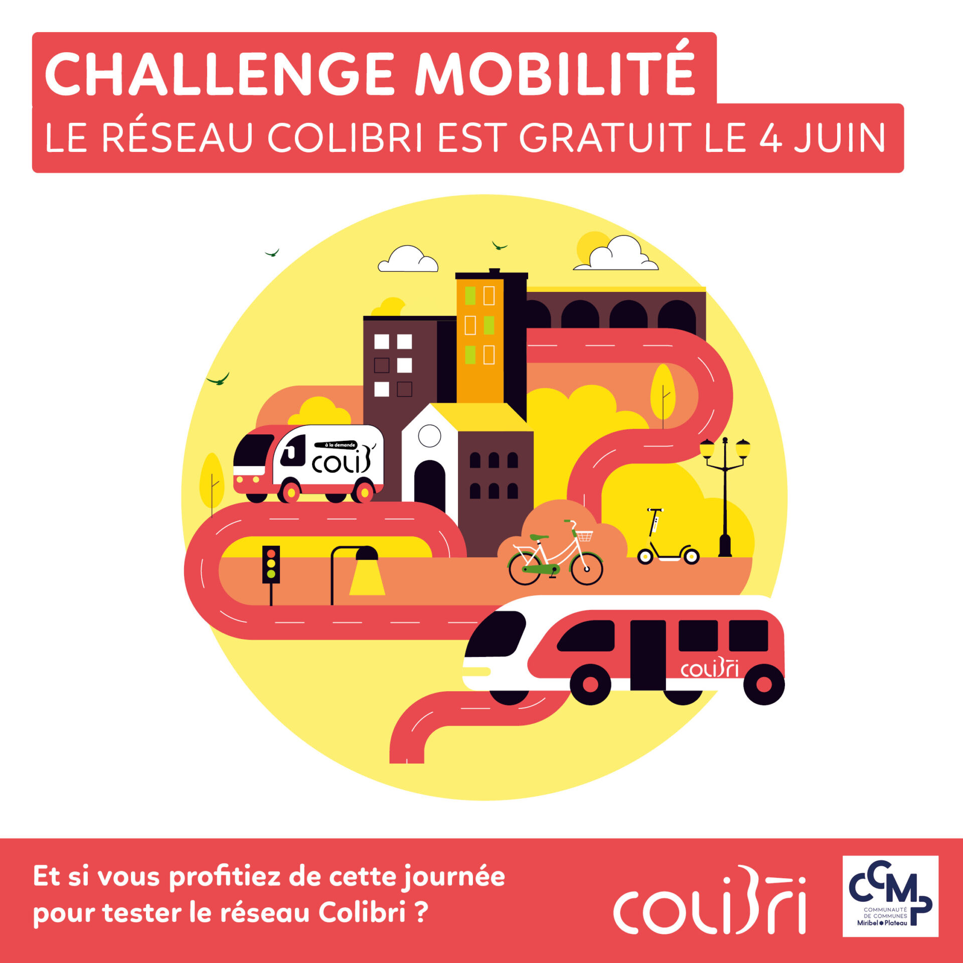 Challenge Mobilité avec Colibri ! - CCMP